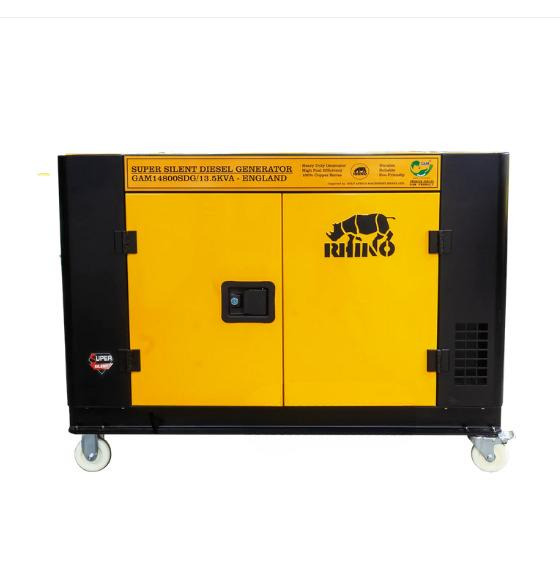 RHINO 13.5kva Silent Diesel Generator Single Phase - Metro Stores